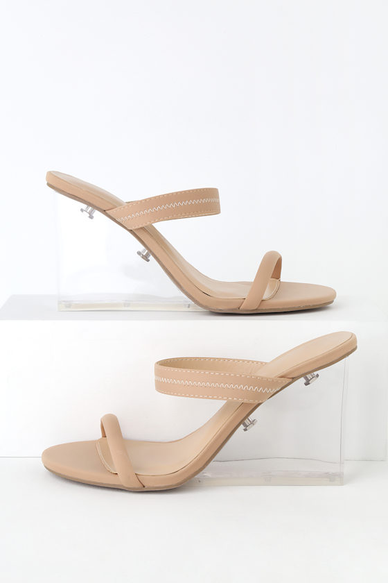Cute Lucite Heels - Lucite Wedges - High Heel Sandals - Lulus