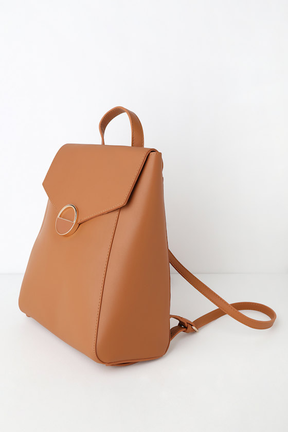 Chic Tan Backpack - Vegan Leather Backpack - Tote - Backpack Tote - Lulus