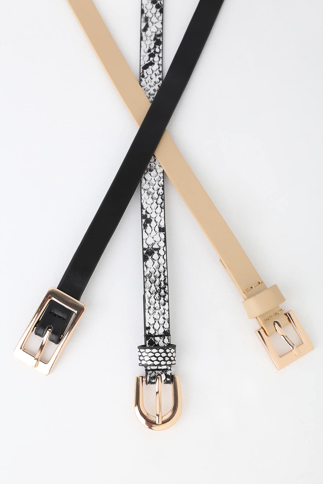 Cute Belt Set - Multi Color Belt Set - Vegan Leather Belt Set - Lulus