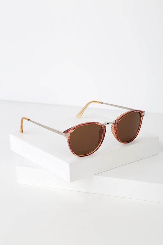 Cool Amber Sunglasses - Round Sunglasses - Amber Sunnies