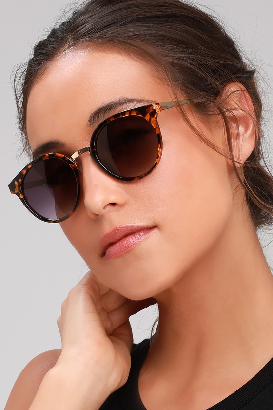 Cute Tortoise Sunglasses Tortoise Sunnies Tinted Sunglasses Lulus