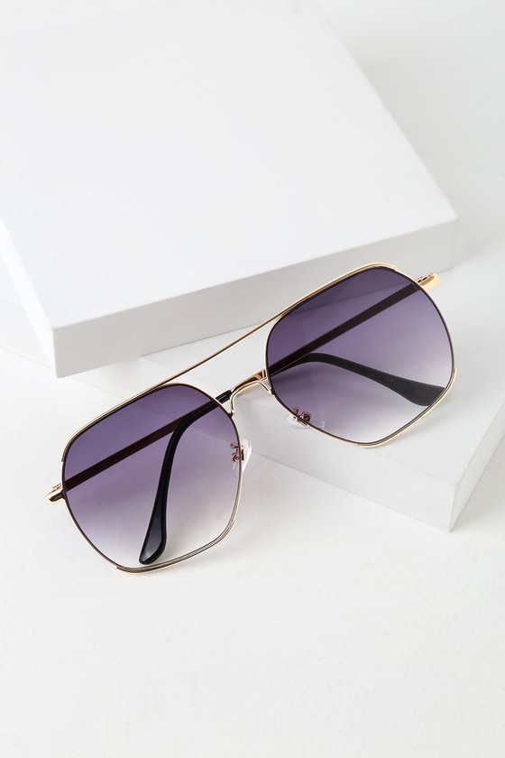 Fun Aviator Sunglasses Aviator Sunnies Gold And Black Sunnies