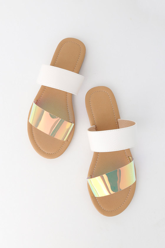 Cool Color Changing Sandals - Fuchsia Sandals - Flat Sandals - Lulus