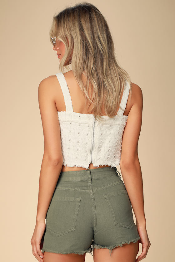 Amuse Society Shoreline - Sage Green Shorts - Mid-Rise Shorts