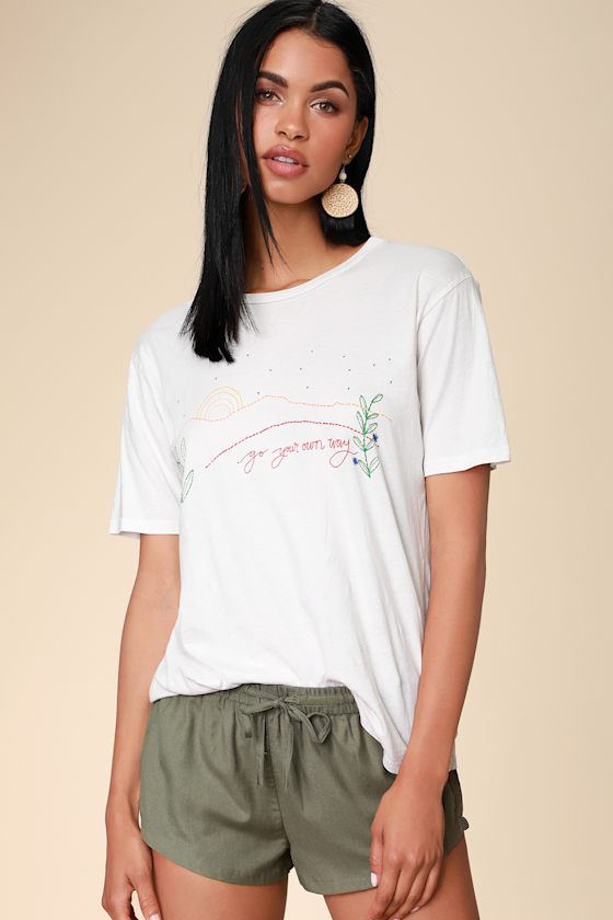 RVCA Cut Corners - Olive Green Shorts - Drawstring Shorts - Lulus