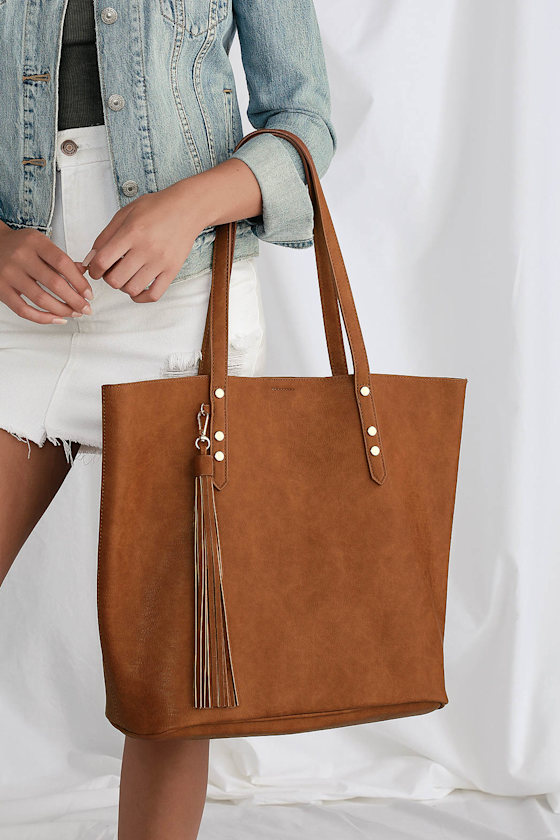 Tan Tote Bag - Large Women's Tote Bag - Travel Bag - Work Bag - Lulus