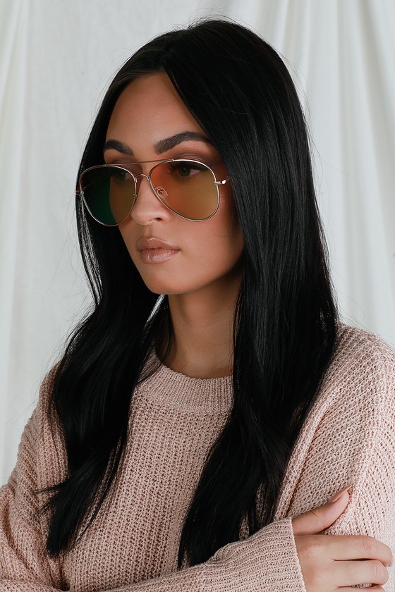 Cute Rose Gold Sunglasses Aviator Sunglasses Sunnies Lulus