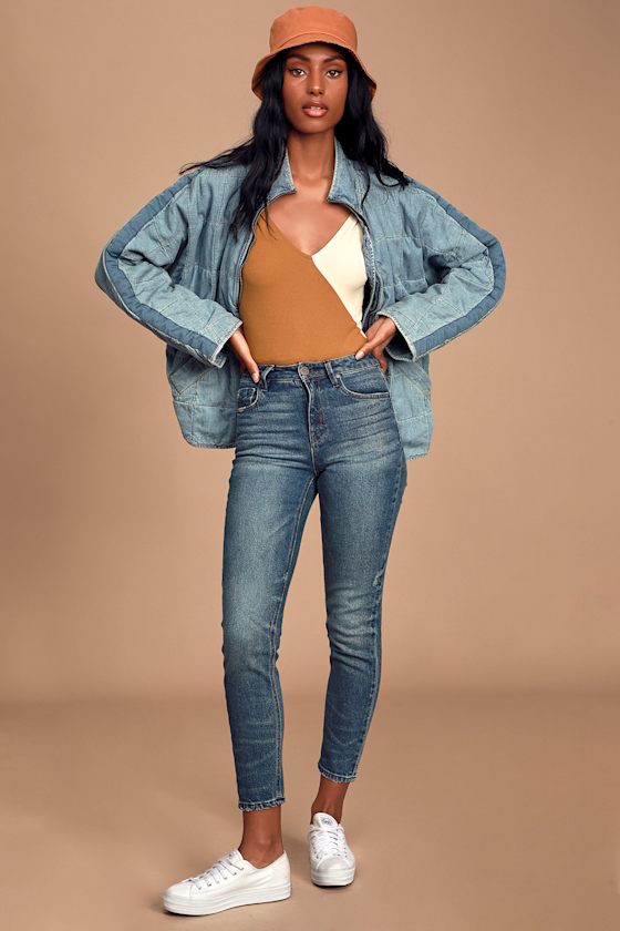 Rust Brown Bodysuit - Color Block Bodysuit - Knotted Bodysuit - Lulus