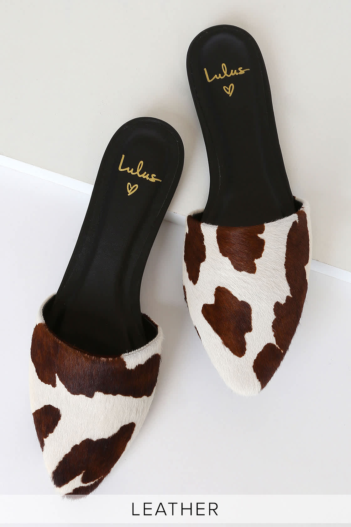 Cute Cow Print Slides - Calf Hair Slides - Cow Hair Slides - Lulus