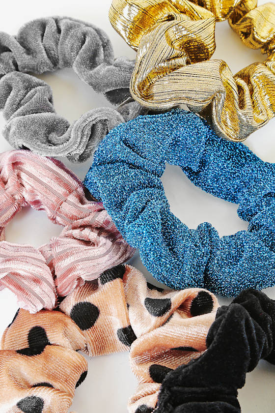 Trendy Scrunchie Set - Ponytail Holders - Hair Ties - Scrunchies - Lulus