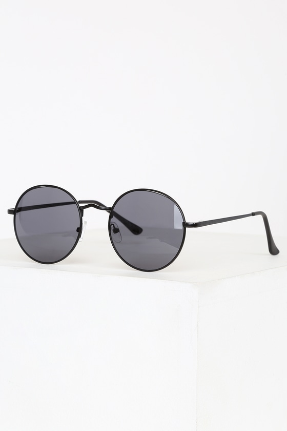 Cute Black Sunnies Round Sunglasses Round Wire Sunglasses