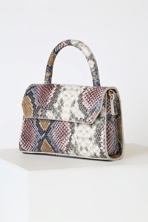 Multi Snake Mini Bag - Snake-Embossed Mini Bag - Purse - Lulus