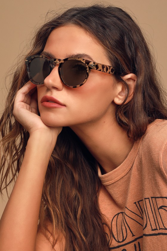 Brown Tortoise Sunglasses Round Sunglasses Brown Lens Glasses Lulus