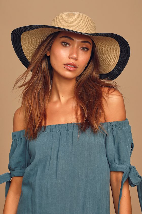 Cute Tan Hat - Straw Hat - Floppy Hat - Sun Hat - Woven Hat - Lulus