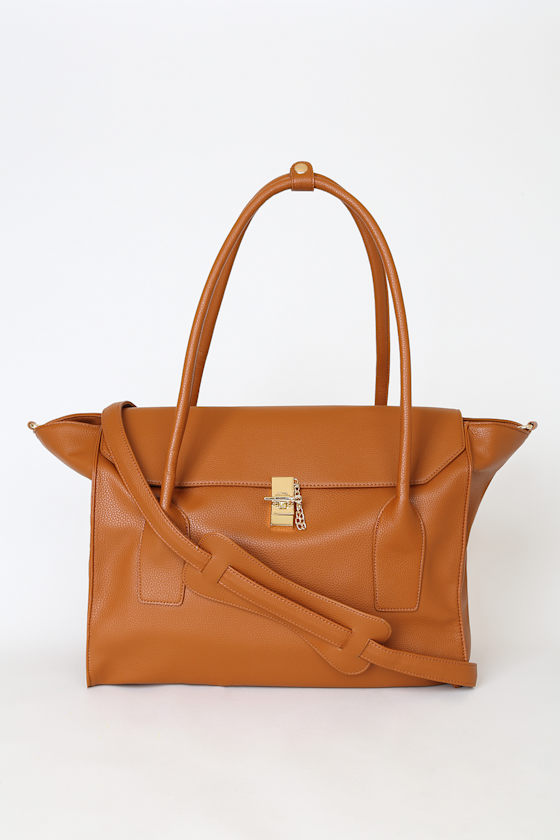 Chic Tan Travel Bag - Pebbled Tote Bag - Weekender Bag - Lulus