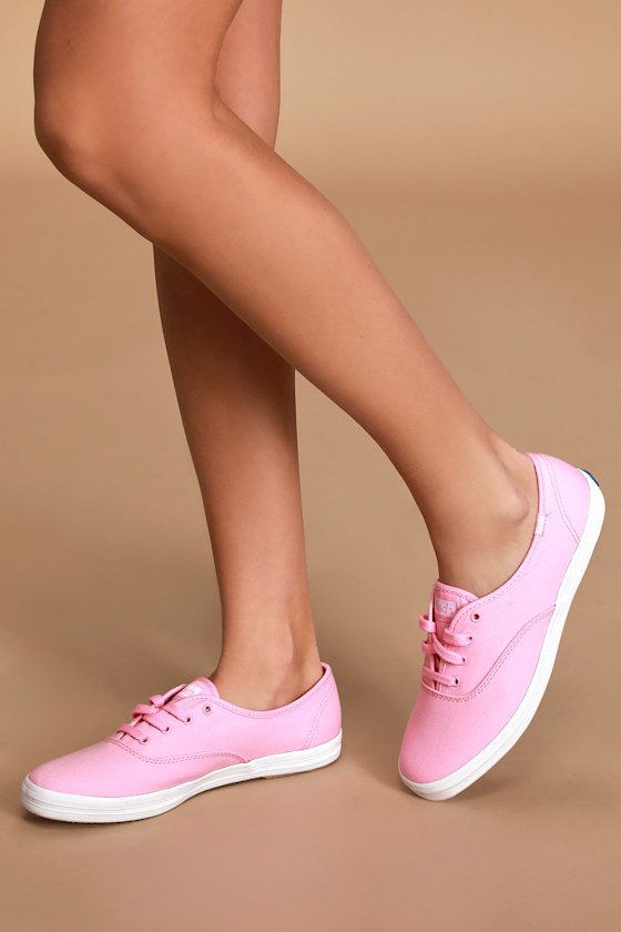 Keds Champion - Pink Sneakers - Canvas Sneakers - Keds - Lulus