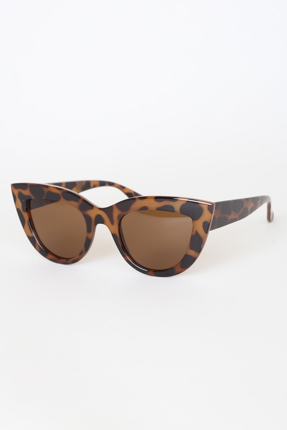 Cute Tortoise Sunglasses Chunky Cat Eye Sunglasses Sunnies Lulus