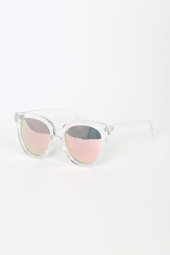 Cute Clear Sunglasses Clear Sunnies Mirrored Sunglasses