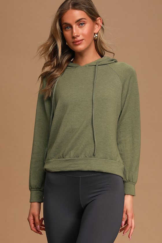 Cute Green Hoodie - Backless Hoodie - Oversized Sweatshirt - Lulus