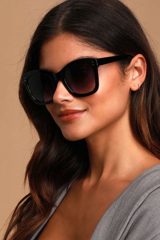 Cute Black Sunglasses Black Sunglasses Wayfarer Sunglasses Lulus