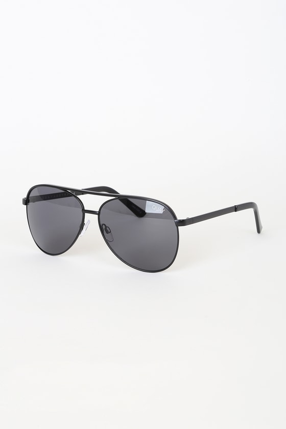 Quay Vivienne Mini Black Aviator Sunglasses Small Aviators Lulus