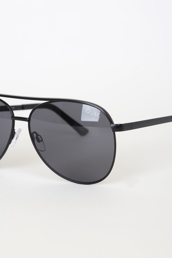 Quay Vivienne Mini Black Aviator Sunglasses Small Aviators Lulus