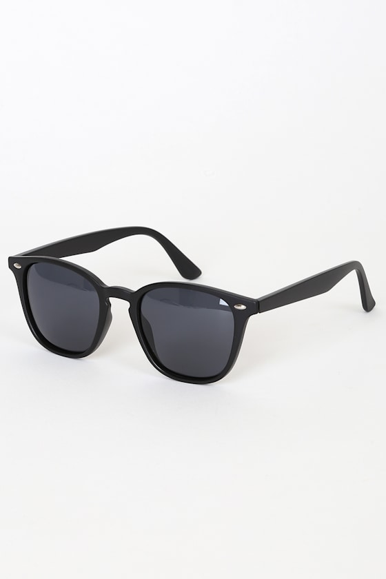 Matte Black Sunnies - Polarized Sunglasses - Black Sunglasses