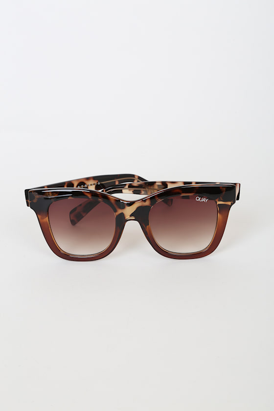 Quay After Hours - Tortoise Sunglasses - Brown Sunglasses - Lulus