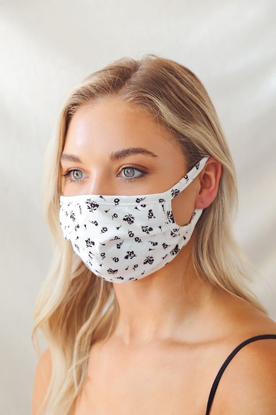 Floral Face Masks - Face Mask Set - Reusable Face Masks - 4 Pack - Lulus