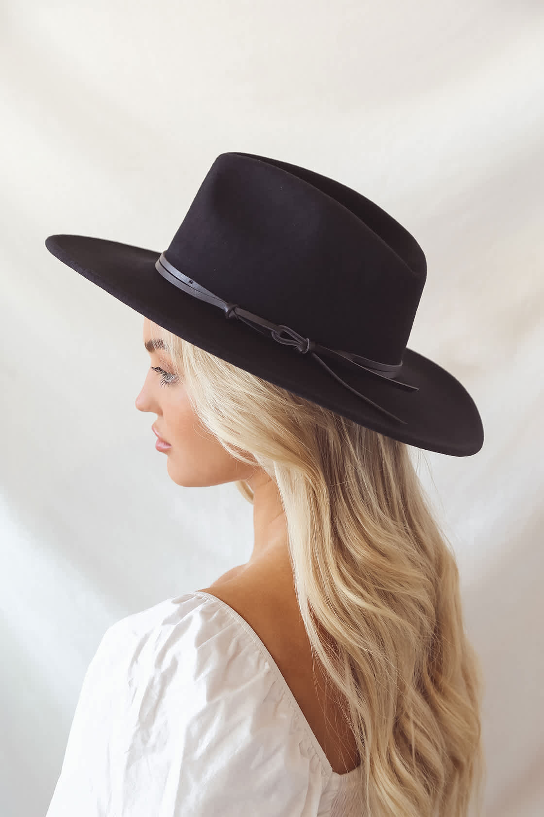 Wyeth Riley - Black Felt Hat - Fedora Hat - Panama Hat - Lulus