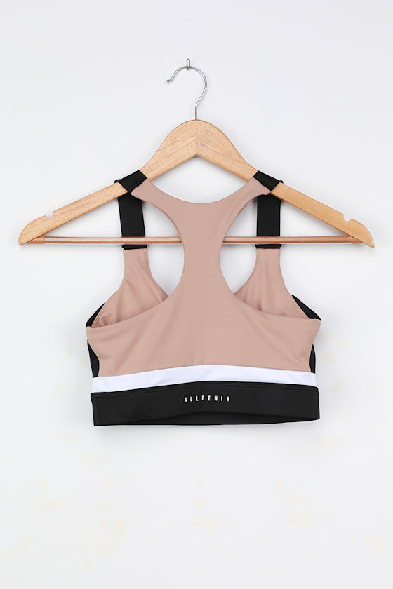All Fenix Ivy - Beige High-Impact Sports Bra - Active Sports Bra - Lulus