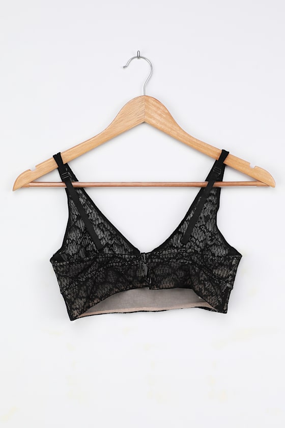 Free People Tameeka - Black Lace Bra - Lace Bralette - Lulus