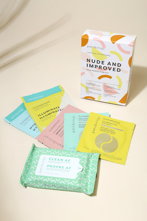 Patchology Nude and Improved Skin Perfection Kit - Face Mask Set - Lulus