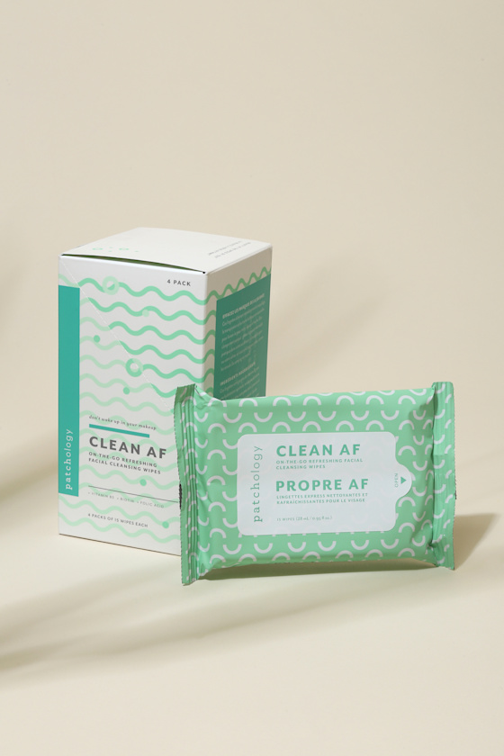 Patchology Clean AF - Makeup Wipes - Makeup Wipe Set - Lulus