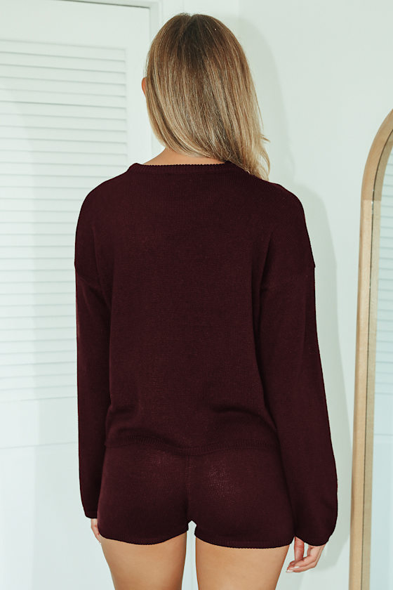 Plum Purple Sweater - Pullover Sweater - Knit Sweater - Lulus