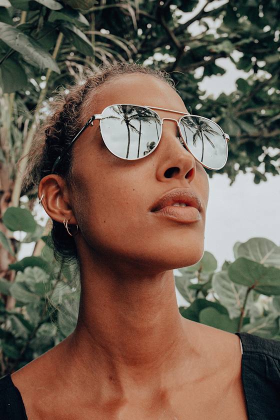 Cool Black Aviators - Black Sunglasses - Classic Silver Aviators - Lulus