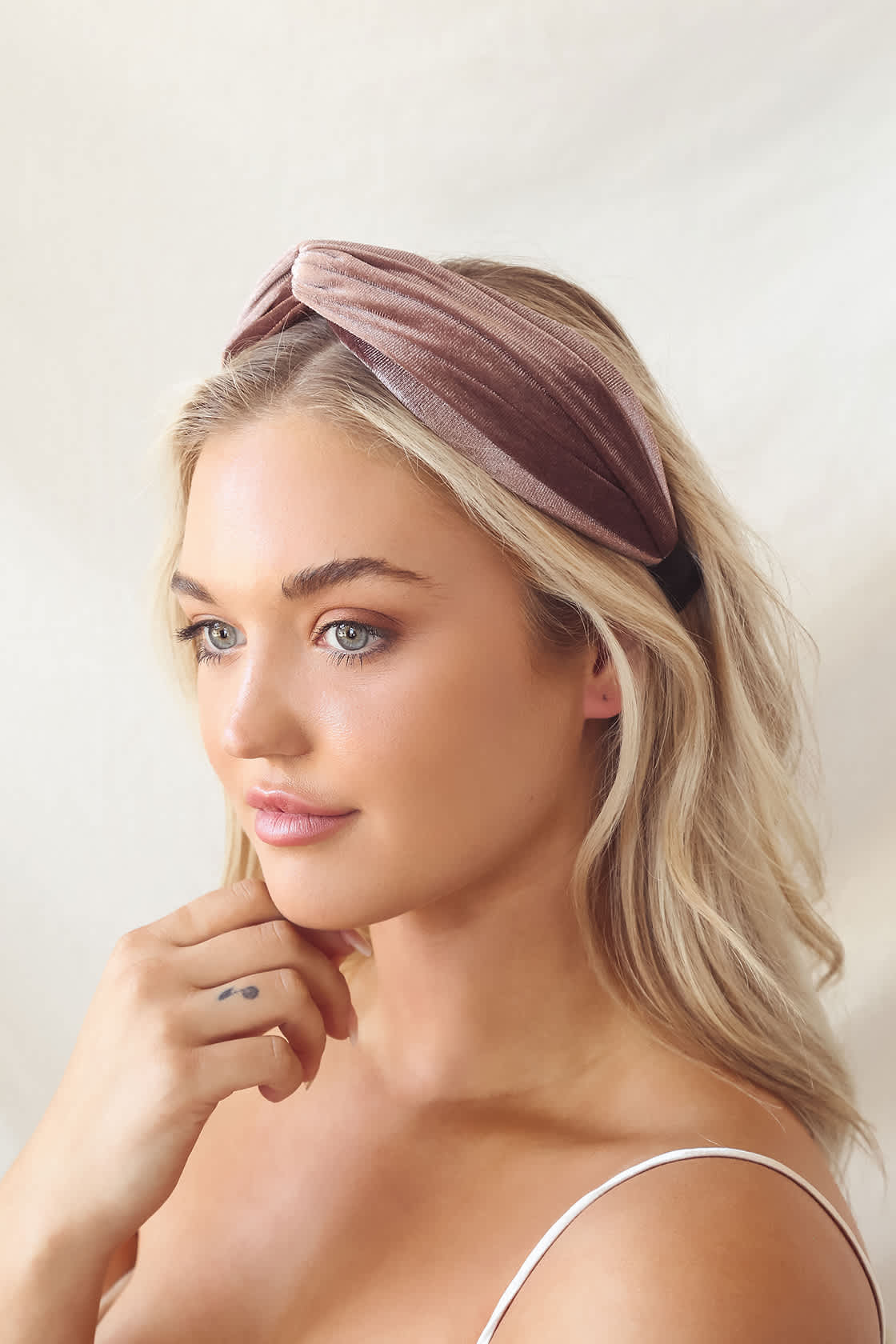 Cute Mauve Purple Headband - Velvet Headband - Knotted Headband - Lulus