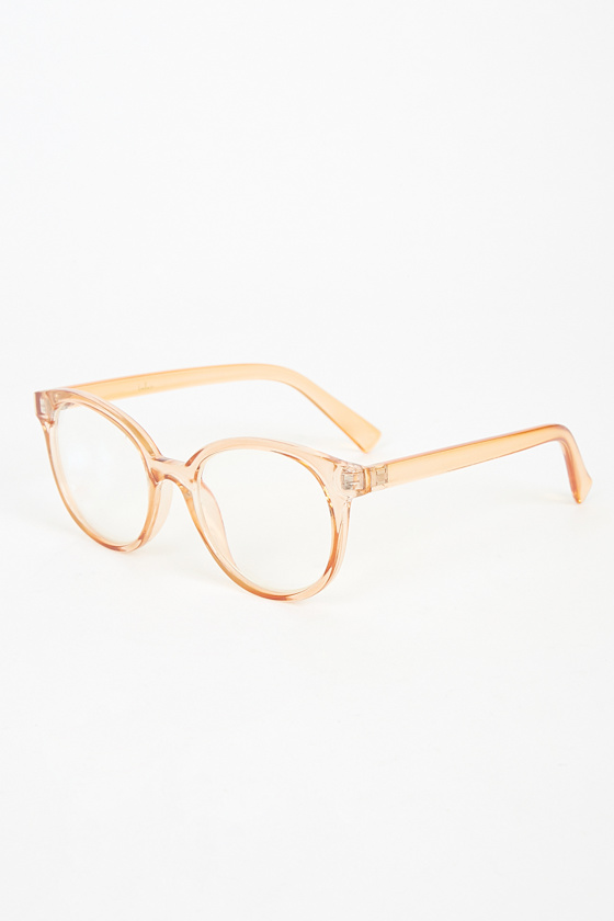 Light Brown Glasses - Blue Light Glasses - Round Glasses - Lulus