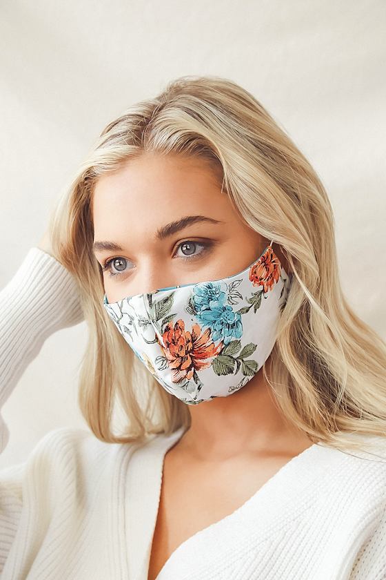 Floral Face Mask - Reversible Face Mask - Cotton Face Mask - Lulus