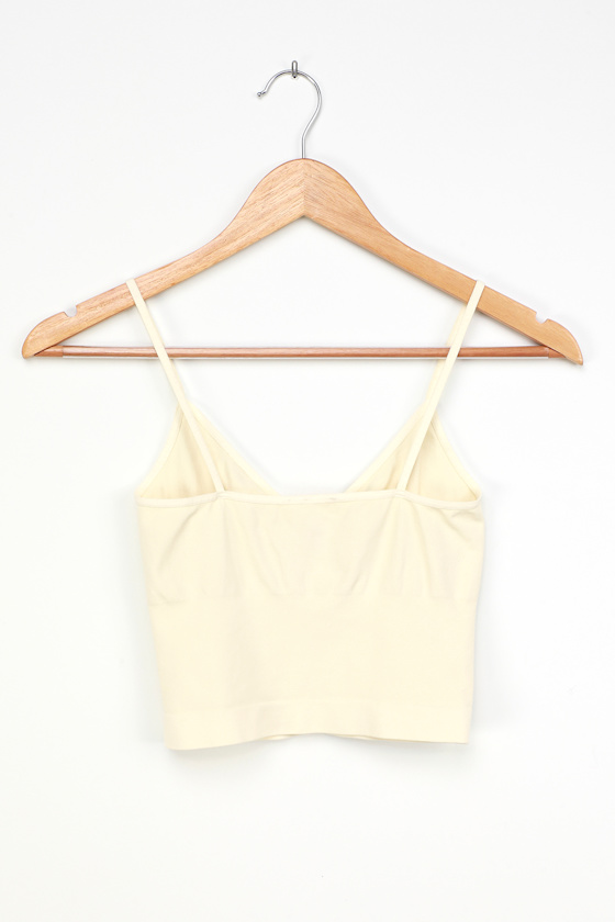 Ivory Brami Top - V-Neck Bralette - Ivory Bra Top - Lulus