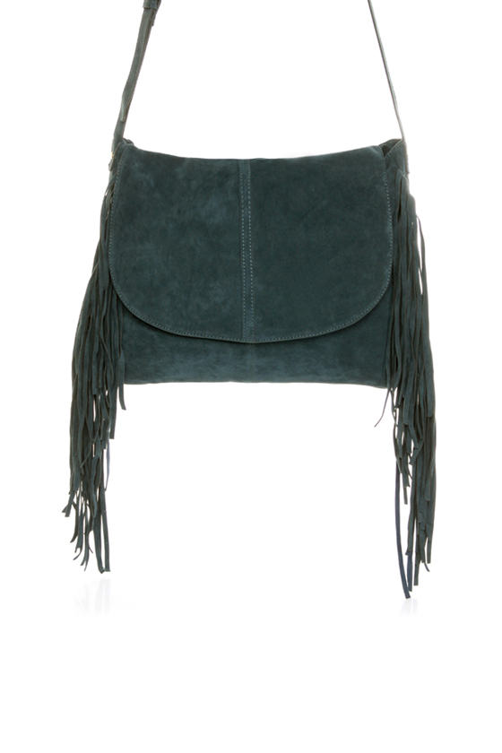 Cute Dark Blue Purse - Fringe Purse - Messenger Bag - $40.00 - Lulus