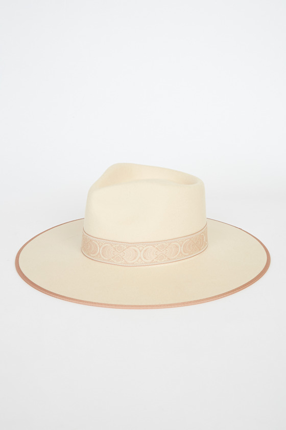 Lack of Color Ivory Rancher Special - Fedora Hat - Ribbon Trim - Lulus