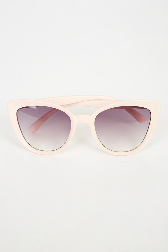 Cute Pink Sunglasses Cat Eye Sunglasses Matte Sunglasses Lulus
