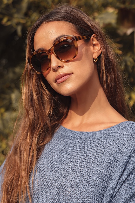 Brown Tortoise Sunnies Oversized Sunglasses Sunnies Lulus