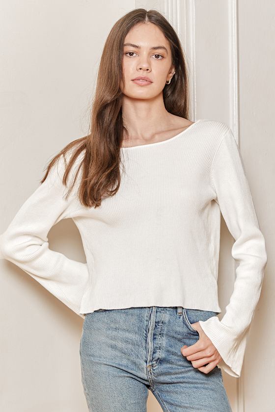 Cute Ivory Cardigan - Tie-Front Cardigan - Cropped Cardigan - Lulus