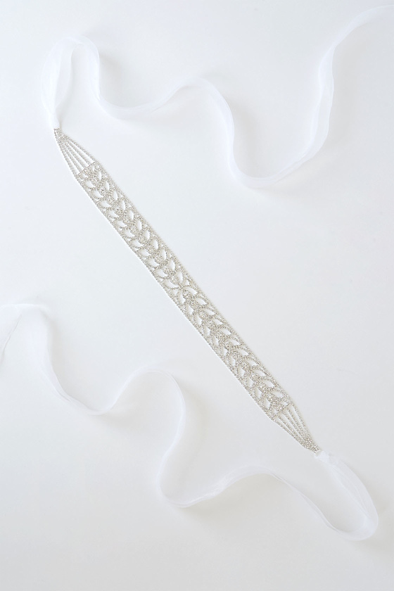 Chic Silver Belt - Rhinestone Belt - Bridal Belt - Sash Belt - Lulus