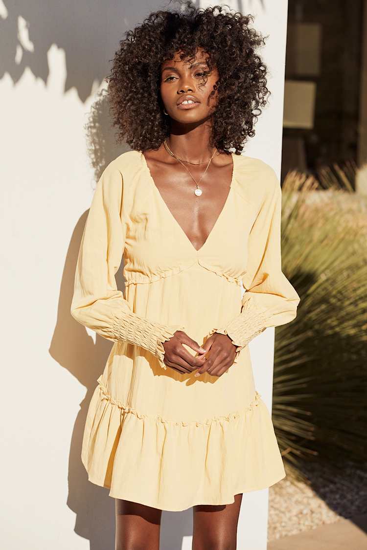 Pastel Yellow Dress