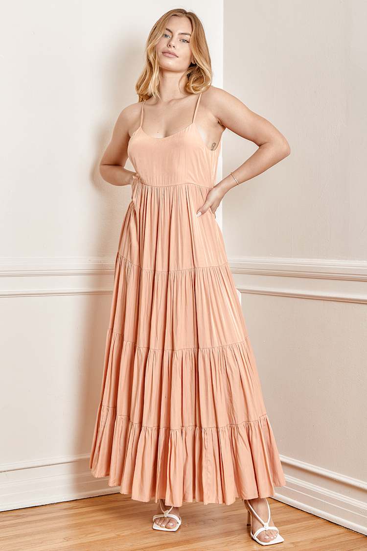 Light Orange Color Dress