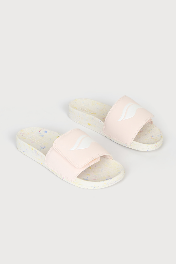 Keds Bliss V Marble Cream - Slides Sandals - Contoured Sandals - Lulus