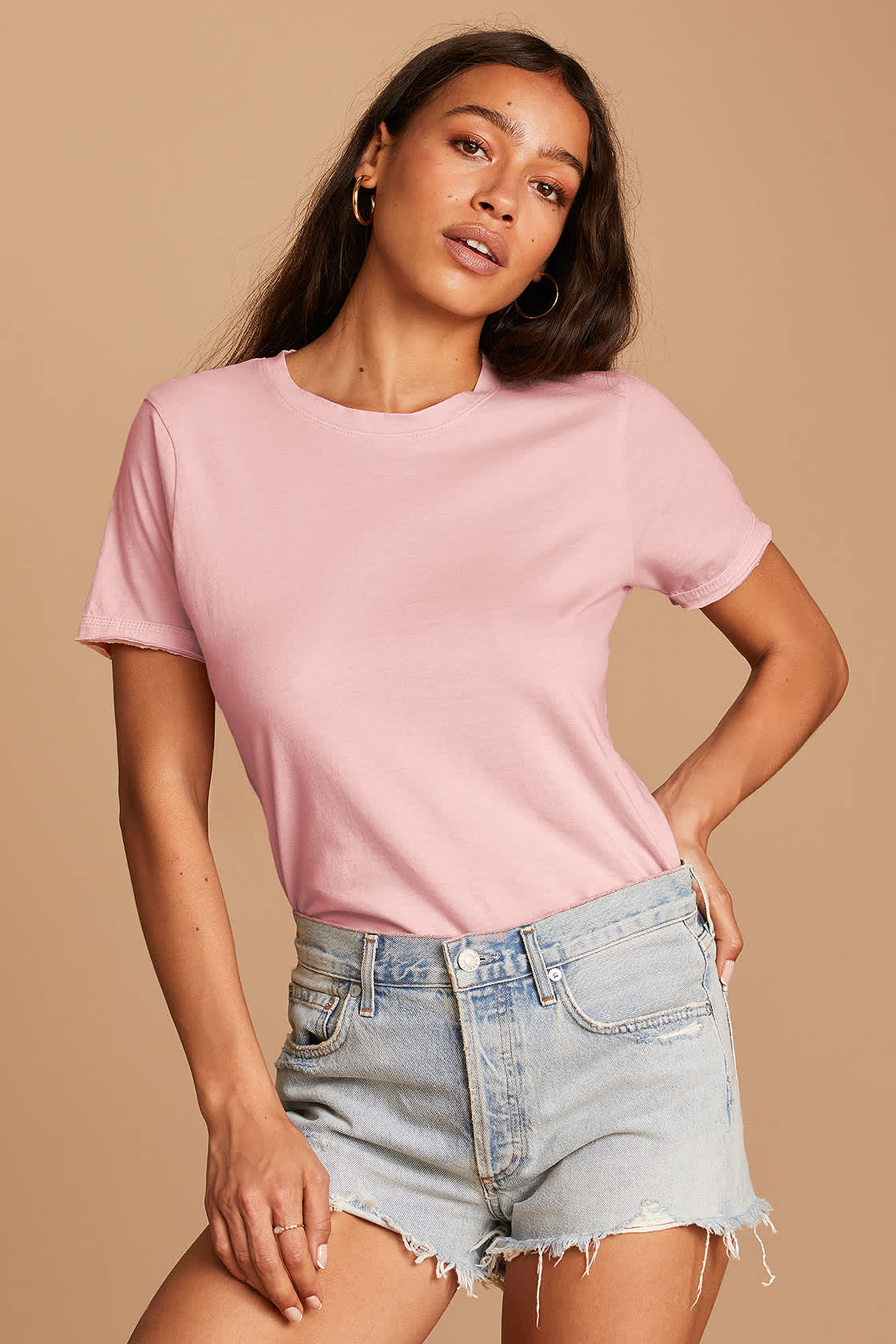 Prince Peter High Tri Blend Tee - Light Pink Tee - Women's Tops - Lulus